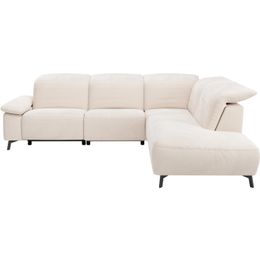 Ecksofa Musterring "MR 370, intelligenter Komfort im modernen Design", nature, B:288cm H:83cm T:241cm, 94% Polyester, 6% Nylon, Sofas, Ecksofa, Optionale Relaxfunktion, flexible Kopfteile & klappbare Armlehnen