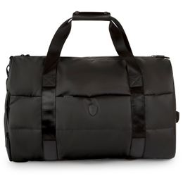 Reisetasche Heys "The Puffer Duffle Bag", Gr. B/H/T: 48cm x 30,5cm x 25,5cm, schwarz, Polyester, Taschen Reisetasche, Weekender Duffle Bag Schuhfach Aufstecksystem