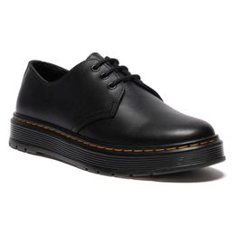 Schn&uuml;rschuh Dr. Martens "BROOKLINE LO LEDER SCHUHE", Herren, Gr. 46, schwarz, Leder, Schuhe Schn&uuml;rschuh, Freizeitschuh, Halbschuh, mit Luftkammern Laufsohle