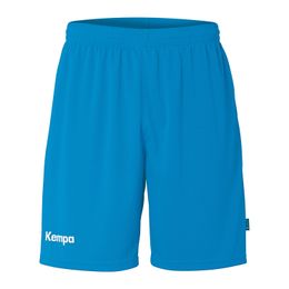 Shorts Kempa "Shorts Team Kids", M&auml;dchen, Gr. 116, N-Gr, Kempablau, Obermaterial: 100% Polyester Pol. recyc.., Hosen Shorts