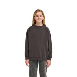 Sweatshirt Element "Lowcase Pigment", Jungen, Gr. 14(155-164cm), schwarz (off schwarz), Obermaterial: 50% Baumwolle, 30% Baumwolle, 20% Polyester., Sweatshirts Sweatshirt