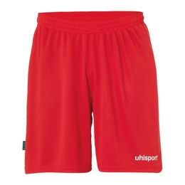 Shorts Uhlsport "Shorts Center Basic FTP Kids", M&auml;dchen, Gr. 116, N-Gr, rot, Obermaterial: 100% Polyester Pol. recyc.., Hosen Shorts