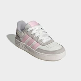 Sneaker adidas Sportswear "BREAKBASE KIDS", M&auml;dchen, Gr. 35,5, core wei&szlig;, clear pink, grau two, Synthetik, Textil, Schuhe Sneaker, f&uuml;r Kinder & Jugendliche