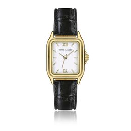 Quarzuhr MARC LAUDER "MG1-S074G", schwarz, Armbanduhren, Damen, Quarzuhr