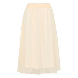 Midirock Saint Tropez "Rock CoralSZ", Damen, Gr. L, vanilla custard, Obermaterial: 100% Polyester PES., R&ouml;cke