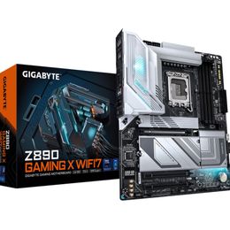Gigabyte Mainboard "Z890 GAMING X WIFI7 Mainboard - Unterst&uuml;tzt Intel Core Ultra", silber (ohne farbbezeichnung), B:27,2cm H:8,2cm T:34,2cm, Mainboards