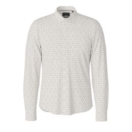JOOP! Langarmhemd JOOP "Pio", Herren, Gr. 39, N-Gr, beige (light beige), Web, Obermaterial: 97% Baumwolle, 3% Elasthan, gemustert, regular fit normal, Rundhals, eingesetzt 2-Knopf-Manschette, Hemden, Regular fit mit klassischem Hemdkragen
