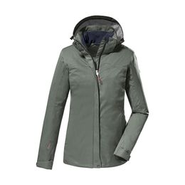 Killtec Damen Funktionsjacke "KOS 133 WMN JCKT"gr&uuml;n, Gr. 48, Obermaterial: 100% Polyester.Futter: 100% Polyester, Jacken, Wasser- und winddichte