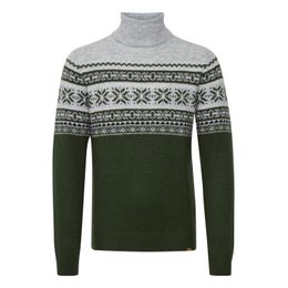 Norwegerpullover Blend "Norwegerpullover BHTjesse", Herren, Gr. XXL, gr&uuml;n (deep depths), Obermaterial: 82% Polyacryl PAN. 18% Polyester PES., Pullover Norwegerpullover