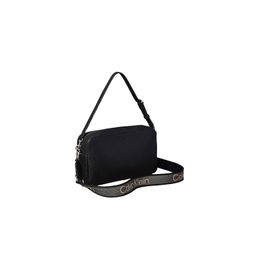 Umh&auml;ngetasche Calvin Klein "WEBBING 2X STRAP", Damen, Gr. B/H/T: 29,5cm x 17cm x 8cm, schwarz, Lederimitat, unifarben, Taschen Umh&auml;ngetasche, Damen Handtasche, Schultertasche, Camera Bag