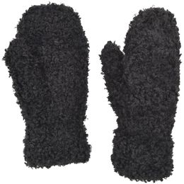 F&auml;ustlinge styleBREAKER "Teddy F&auml;ustlinge mit Fleece Futter", Damen, schwarz, Obermaterial: 10% Elasthan EL. 90% Polyester PES., Modisch, Handschuhe F&auml;ustlinge
