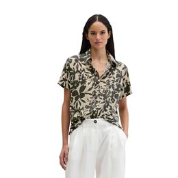 Marc O'Polo Kurzarmshirt MARC O'POLO "aus leichtem Single Jersey", Damen, Gr. L, medium grau, Obermaterial: 100% Baumwolle, bedruckt, regular fit, Shirts