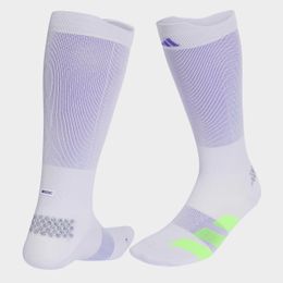 Funktionssocken adidas Performance "ADIZERO RUNNING, WADENLANG", Damen, Gr. L, frozen lila, solar lila, Obermaterial: 100% Polyamid, Socken