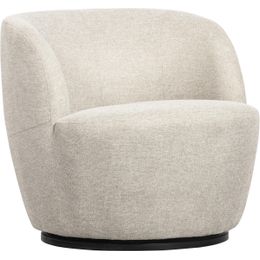 Drehsessel Woood "Serra", creme, B:70cm H:68cm T:77cm, Sessel, Drehsessel, Hohe Verschlei&szlig;festigkeit, Tragkraft 120 kg, montiert geliefert