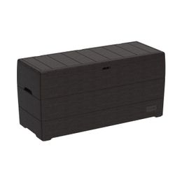 Aufbewahrungsbox Vcm "Durabox Aufbewahrungsbox Kissenbox 270 L", braun, B:117cm T:45cm, Obermaterial: 100% Kunststoff plastic., Aufbewahrungsboxen, Aufbewahrungsbox
