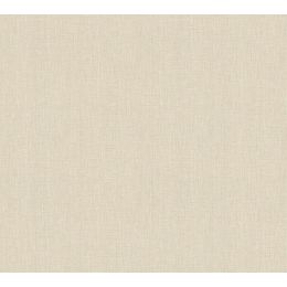 Vliestapete ARCHITECTS PAPER "Absolutely Chic", beige (creme perlwei&szlig;), B:0,53m L:10,05m, Vinyl, Vlies, Tapeten, Designtapete Tapete Struktur Tapeten Wohnzimmer Schlafzimmer K&uuml;che