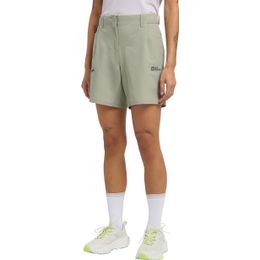 Shorts Jack Wolfskin "PRELIGHT STRIDE SHORTS W", Damen, Gr. 38, Normalgr&ouml;&szlig;en, gr&uuml;n (mint, leaf), Obermaterial: 100% Polyester. Obermaterial 2: 100% Polyurethan. Futter: 100% Polyester, Hosen Shorts