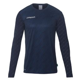 Torwarttrikot Uhlsport "Torwartbekleidung Progressive Kids", Jungen, Gr. 164, blau (marine), Obermaterial: 100% Polyester Pol. recyc.., Trikots