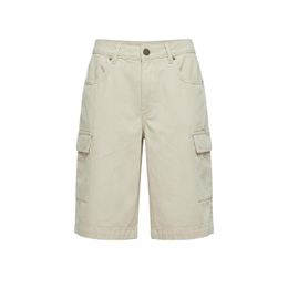 Cargoshorts Urban Classics "Urban Classics Ladies Cotton Cargo Bermuda", Damen, Gr. 28, Normalgr&ouml;&szlig;en, softseagrass, 100% Baumwolle, unifarben, relaxed fit, Hosen