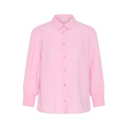 Langarmhemd Kaffe "Langarm - Hemd KApenelope", Damen, Gr. 42, N-Gr, pink frosting, Obermaterial: 100% Baumwolle CO., Hemden