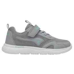 Sneaker Kangaroos "K-ETK ROOZ EV", M&auml;dchen, Gr. 28, vapor grau, cabbage, Mesh, Synthetik, Schuhe Sneaker