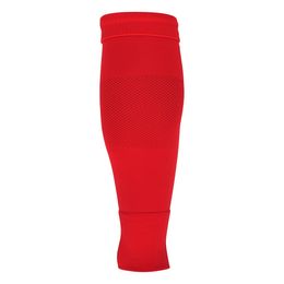 Sportsocken Uhlsport "Stutzenstrumpf Tube It Sleeve Kids", M&auml;dchen, Gr. 28-32, rot, Obermaterial: 90% Polyester Pol. recyc.. 8% Polyamid Polyam.recyc. 2% Elasthan EL., Socken Sportsocken