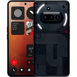 NOTHING Smartphone "PHONE (3a)", Energieeffizienz: C (A-G), schwarz, 256 GB, Mobiltelefone