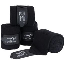 Equinate Fleecebandagen Harmony schwarz WB (Warmblut)