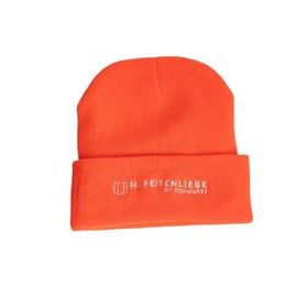 Hufeisenliebe Beanie M&uuml;tze orange