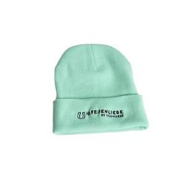 Hufeisenliebe Beanie M&uuml;tze t&uuml;rkis