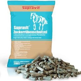 Supravit R&uuml;benschnitzel 20kg | schmackhaftes & energiereiches Pferdefutter | Zuckerr&uuml;benschnitzel f&uuml;r Pferde I hoher Anteil an Pektinen f&uuml;r eine gesunde Darmflora I Ideal f&uuml;r Sportpferde geeignet