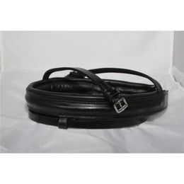 Hans Melzer Horse Equipment Hans Melzer Reithalfter breit englisch kombiniert schwarz unterlegt Pony