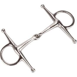 Equinate Schenkeltrense Edelstahl 16mm einfach gebrochen 1,6 cm 13,5 cm