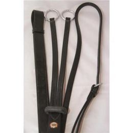 Hans Melzer Horse Equipment Hans Melzer Martingal schwarz/silber WB (Warmblut)