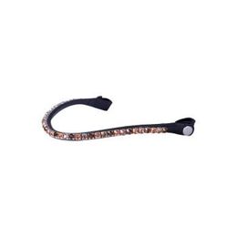 4Horses Stirnband Neapel orange WB (Warmblut)