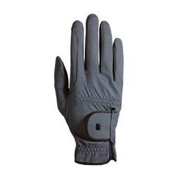 Roeckl Sporthandschuhe Roeckl Reithandschuhe Roeck Grip anthrazit 6,5 cm