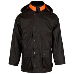 ROMNEYS Wachsjacke New England Jager braun S - INT