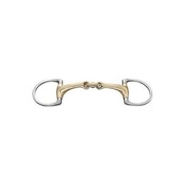 HS Sprenger Sprenger Olivenkopfgebiss Dynamic RS Sensogan mit D-f&ouml;rmigem Ring doppelt gebrochen 1,4 cm 13,5 cm