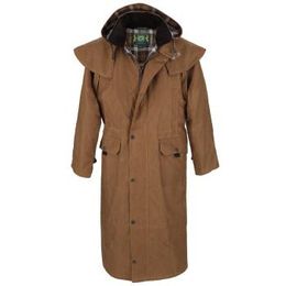 ROMNEYS Wachsmantel Edinburgh beige M - INT