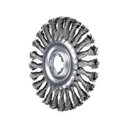 Pferd TOOLS Rundb&uuml;rste gezopft RBG &Oslash; 125x12 Bohrung 22,2 mm/X-LOCK Stahl-Draht-&Oslash; 0,50mm Winkelschleifer (43303035)