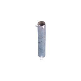 Schake Bodenh&uuml;lse f&uuml;r Rohrpfosten &Oslash;76mm + zwei seitlichen Verschraubungen, L&auml;nge: 400mm, feuerverzinkt (473_44)