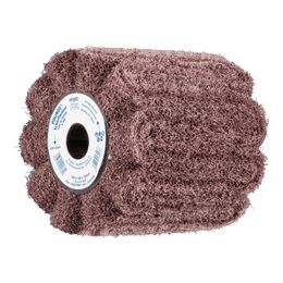 Pferd TOOLS POLINOX Vlies-Schleifwalze PNG &Oslash; 100x100mm Keilnut 19 mm A100 f&uuml;r Feinschliff und Finish (44641201)