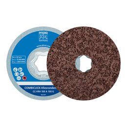 Pferd TOOLS COMBICLICK harte Vliesronde CC &Oslash; 100mm A100G f&uuml;r Feinschliff und Finish mit Winkelschleifer (42000032)