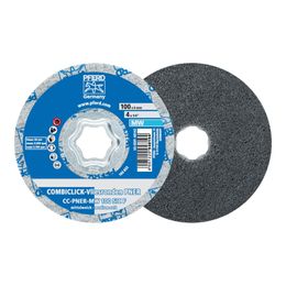 Pferd TOOLS COMBICLICK verpresste Vliesronde CC PNER &Oslash; 100mm Mittelweich SIC Fein f&uuml;r Finish (42002076)