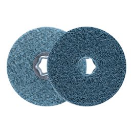 Pferd TOOLS COMBICLICK harte Vliesronde CC &Oslash; 100mm A240F f&uuml;r Feinschliff und Finish mit Winkelschleifer (42000030)