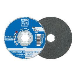 Pferd TOOLS COMBICLICK verpresste Vliesronde CC PNER &Oslash; 115 mm Mittehart SIC Fein f&uuml;r Finish (42002146)