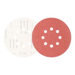 Pferd TOOLS Universal Korund Klettscheibe KSS &Oslash; 150 A80 8 Absaugl&ouml;cher f&uuml;r Exzenterschleifer (45017148)