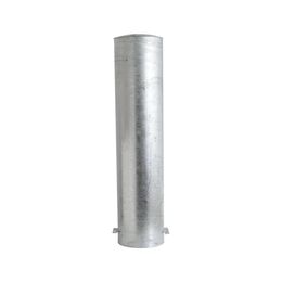 Schake Absperrpfosten Typ 40271BG, ortsfest, zum Einbetonieren, &Oslash; 273mm, Gesamtl&auml;nge:1500mm, gelb/schwarz)
