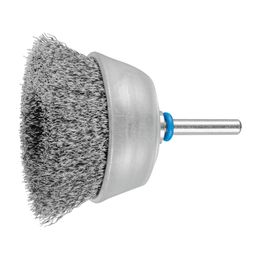 Pferd TOOLS Topfb&uuml;rste ungezopft TBU &Oslash;70mm Schaft-&Oslash;6 mm Edelstahl-Draht-&Oslash;0,20 (43211204)