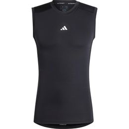 Adidas Funktionstank Herren - Gr&ouml;&szlig;e L - schwarz